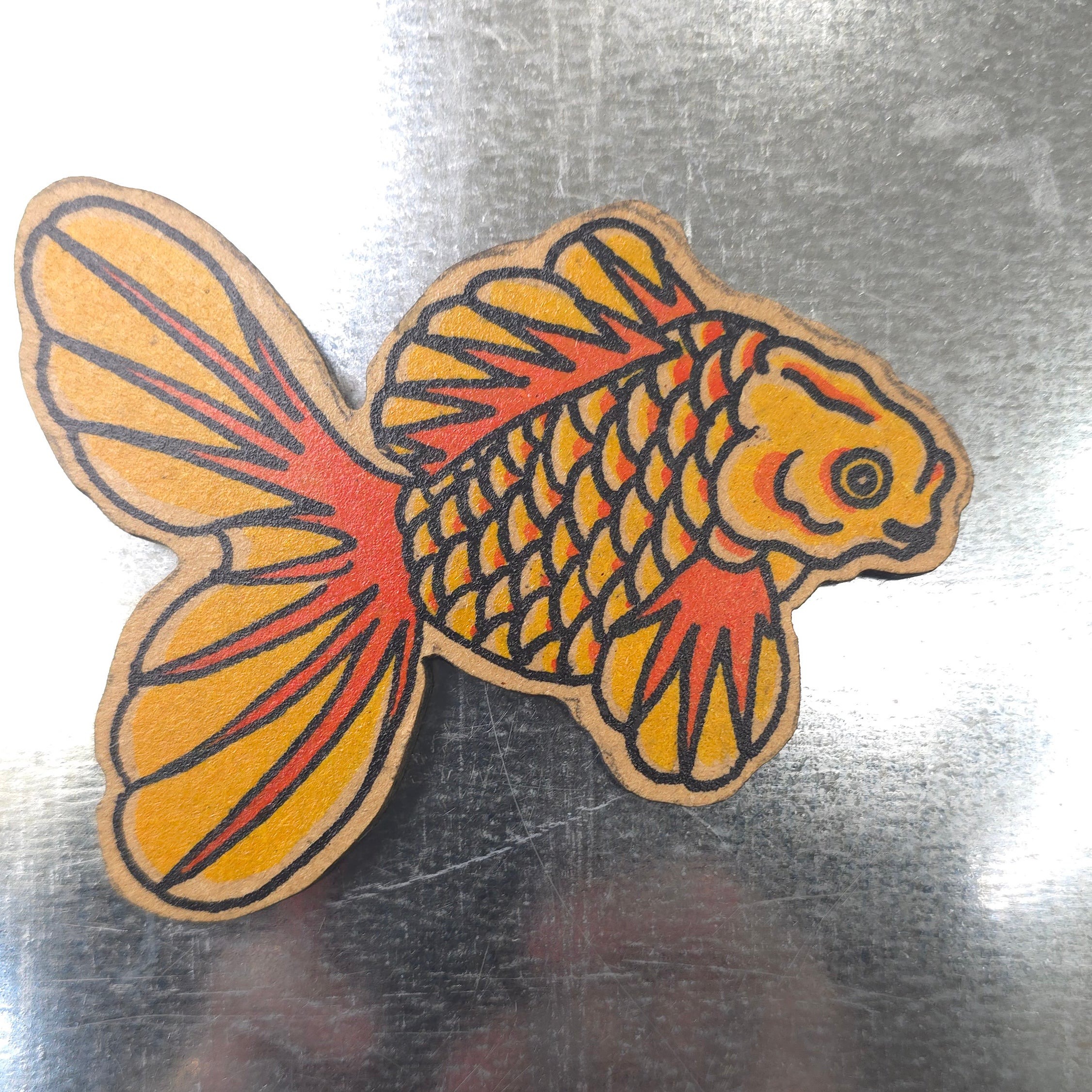 Kingyo (Goldfish)- Japanese Art- Tattoo Magnet | Southbound Tattoo